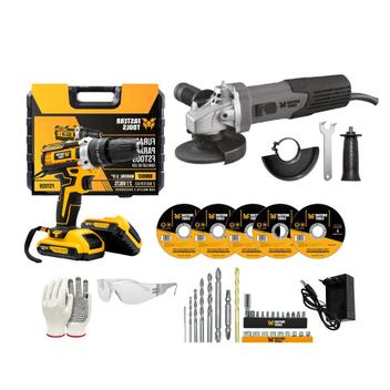 Kit Esmerilhadeira Angular Profisional 1000W com Furadeira ...