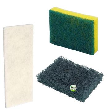Kit Esponja Multiuso Dupla Face + Fibra Limpeza Macia Branca - british ...