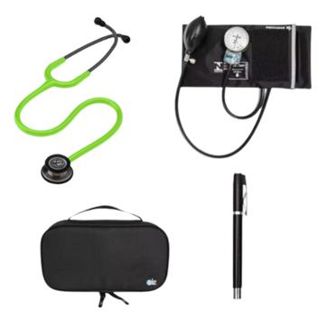 Kit Estetoscopio Littmann + esfigmo + case + Laterna - Cores Variadas ...