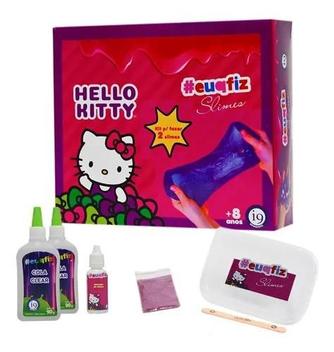 Kit Eu Que Fiz 2 Slimes Hello Kitty - I9 Brinquedos - Slime / Amoeba ...