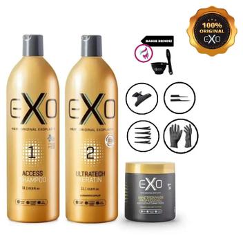 Kit Exo Hair Progressiva Exoplastia 1 Litro + Mascar.(500gr) - Kit de ...