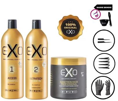 Kit Exo Hair Progressiva Exoplastia 1 Litro + Mascar.(500gr) - Kit de ...