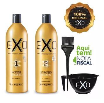 Kit Exo Hair Ultratech Exoplastia Capilar Profissional 2 X 1 L - Kit de ...