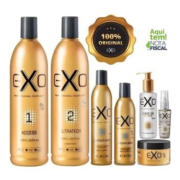 Kit Exo Hair Ultratech Exoplastia Capilar Profissional 2 X 500ml - Kit ...