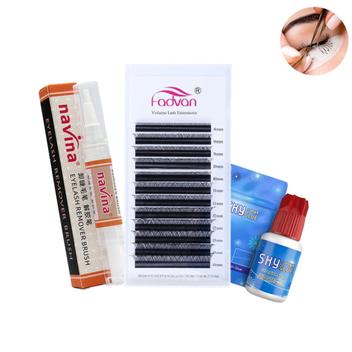 Kit Extensão de Cílios, Fadvan Y Brasileiro, Cola e Removedor - Cílios ...