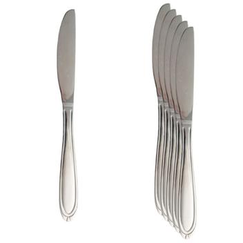 Kit Facas em Aço Inox de Mesa Monaco 6 Peças - AD IMPORTAÇÃO - Faca de ...