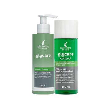 Kit Facial Mantecorp Glycare - Sabonete de Limpeza e Solução ...