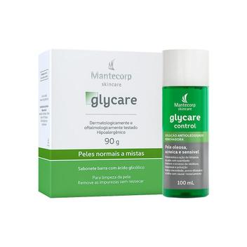 Kit Facial Mantecorp Glycare - Sabonete em Barra e Solução ...
