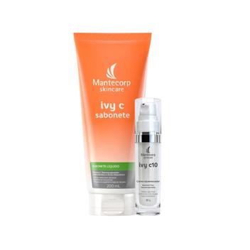 Kit Facial Mantecorp Ivy C - Sabonete e Creme Noturno - Rejuvenescedor ...