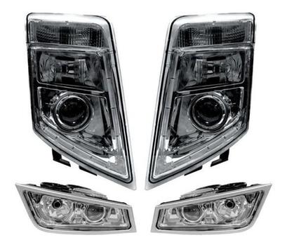 Kit Farol Principal Auxiliar Volvo Fm Fh Fm13 Fh13 - EDN - Farol de ...