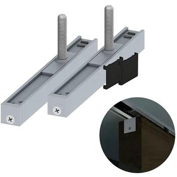 Kit Fe 9009 Fixação Suspenso Embutido Rometal - Puxadores para Porta ...