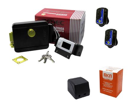 Kit Fechadura Elétrica 12V Zedec Com Controle E Receptor - Zedec e mkn ...