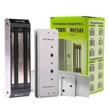 Kit Fechadura Eletromagnética M150 Com Sensor + Fonte 2A - IPEC ...
