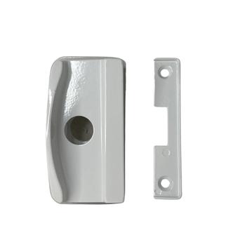 Kit fechadura porta de vidro de correr S/M - MettallFleck - Cilindro ...