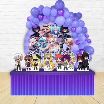 KIT FESTA KIT FESTA PAINEL REDONDO Decoração Gacha Life - IMPAKTO ...
