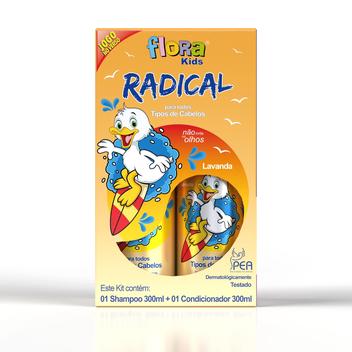Kit Flora Kids Shampoo + Condicionador Radical 300ml Cada - Suissa ...