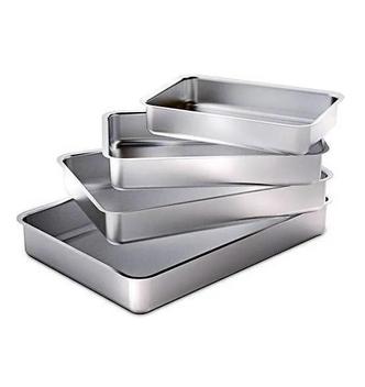 Kit Forma De Bolo Retangular 1/2/3/4 - Alumínio Vigor - Formas e ...
