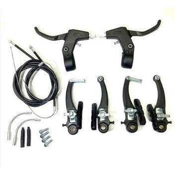 Kit Freio V-Brake Nylon Preto Completo para Bike Bicicleta - Paco ...