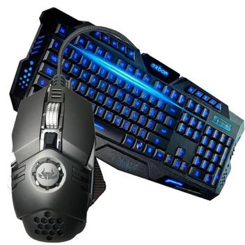 Kit Gamer Iluminado Teclado Bk-G35 + Mouse Led Kp-V43 Knup - Exbom ...