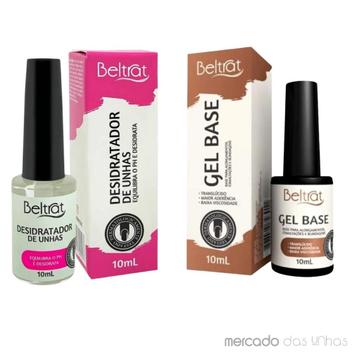 Kit Gel Base Unhas + PH Desidrat Unhas Beltrat - Desidratador de Unha ...