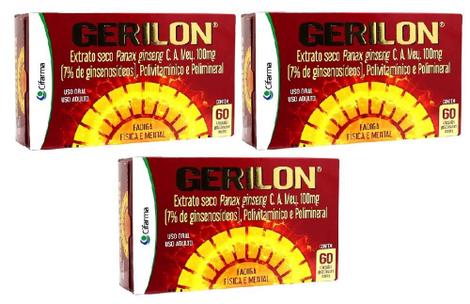 Kit Gerilon 100mg Com 3Un De 60 Cápsulas Gelatinosas Moles - CIFARMA ...