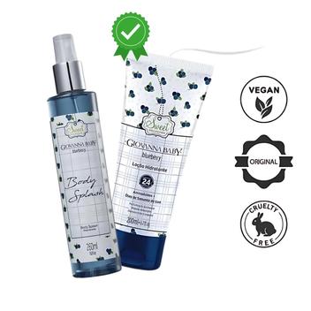 Kit Giovanna Baby Blueberry Body Splash 260ml + Loção Hidratante ...