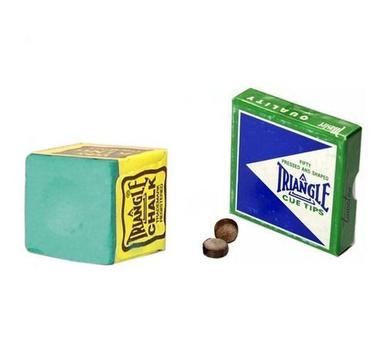 Kit Giz Verde Triângle + Sola Triângle 11mm Taco Sinuco Bilhar ...