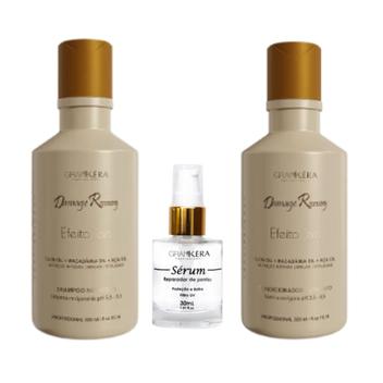 Kit grankera nutrição efeito teia com finalizador - Kit de Tratamento ...