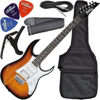 Kit Guitarra Ibanez Elétrica Profissional Gio Grg 140 Sb - Guitarra - Magazine Luiza