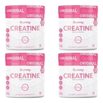 Kit Gummy Creatine Monohidratada Com 4 Potes De 150g Cada - NUTRI GROUP ...