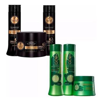 Kit Haskell Cavalo Forte P + Kit Haskell Bananeira P - Kit de Tratamento para Cabelos - Magazine ...