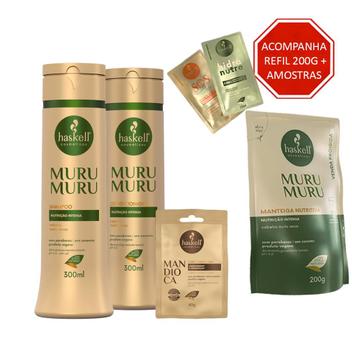 Kit Haskell Murumuru Shampoo E Cond 300ml + Dose Mandioca - Kit Shampoo e Condicionador ...