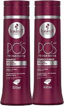Kit Haskell Pós Progressiva Shampoo + Condicionador 300ml - Kit Shampoo ...