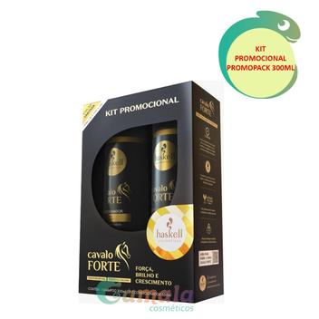Kit Haskell Promopack Cavalo Forte Shampoo Condicionador 500 - Kit Shampoo e Condicionador ...