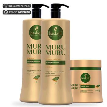 Kit Haskell Shampoo E Cond Murumuru 1 Litro + Máscara 500g - Kit de Tratamento para Cabelos ...