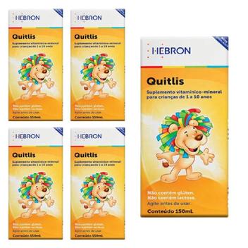 Kit Hebron Quitlis Infantil Com 5 Caixas De 150ml Cada - Ervilha ...