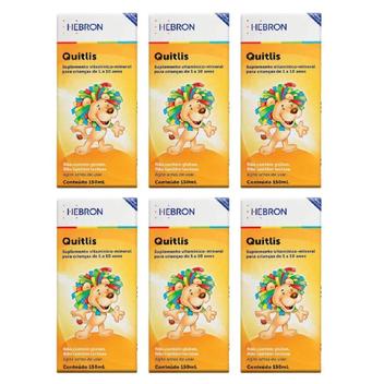 Kit Hebron Quitlis Infantil Com 6 Caixas De 150ml Cada - Limpeza Facial ...