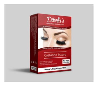 Kit Henna para Design de Sobrancelhas Alta Fixação Dibella's - Pró ...