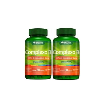 Kit Herbamed Complexo B 2 Potes 60 Cápsulas Cada - Complexo B ...