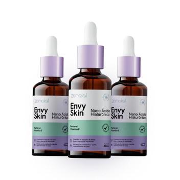 Kit Hidratante Envy Skin Sérum Facial Ácido Hialurônico, Vitamina E ...
