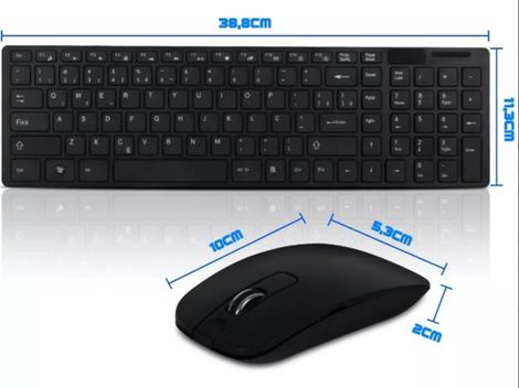 Kit home office Teclado Numérico, Mouse sem fio silencioso e Suporte p Notbook - HRebos - Kit ...