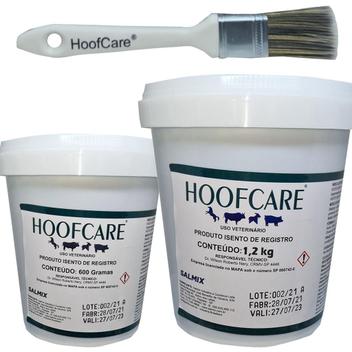 Kit Hoofcare Salmix 1,2kg + 600g + Pincel Tratamento Cascos ...