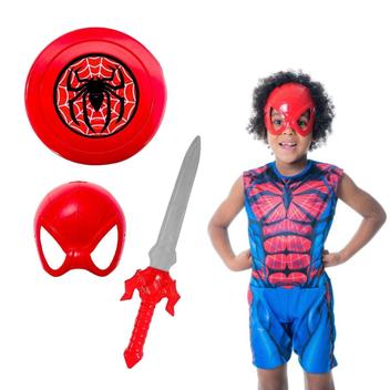 Kit Infantil Fantasia Heróis Espada Escudo e Máscara - TOY MASTER ...
