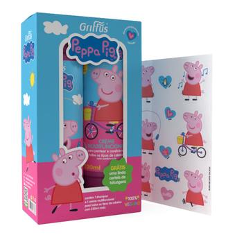 Kit Infantil Griffus Peppa Pig - Shampoo e Creme Para Todos os Tipos de ...