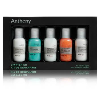 Kit Inicial Anthony Glycolic Facial Cleaner Scrub - 5 Unidades de 30mL ...