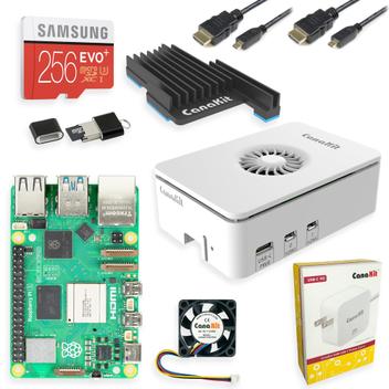 Kit Inicial CanaKit Raspberry Pi 5 MAX - 8GB RAM + 256GB - Arduino ...