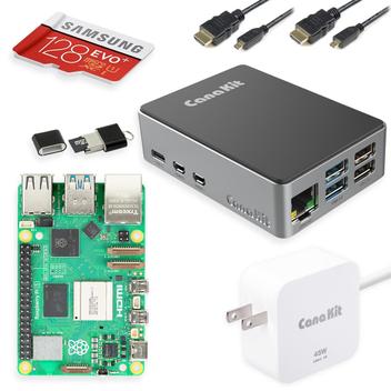 Kit Inicial CanaKit Raspberry Pi 5 Pro - 8GB RAM + 128GB Alumínio ...