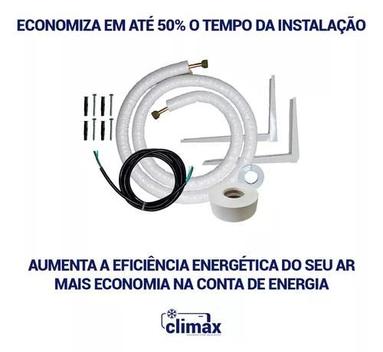 Kit Instalação Ar Condicionado Elgin Eco Inverter Ii 9000 a 18000 btus ...