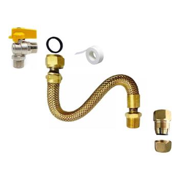 Kit Instalação Completo Gás Encanado Rua Fogão Cooktop 40cm - Haenke ...