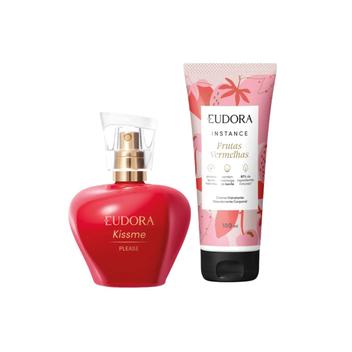 Kit Instance Frutas Vermelhas + Kiss Me Please - Eudora - Kit de ...
